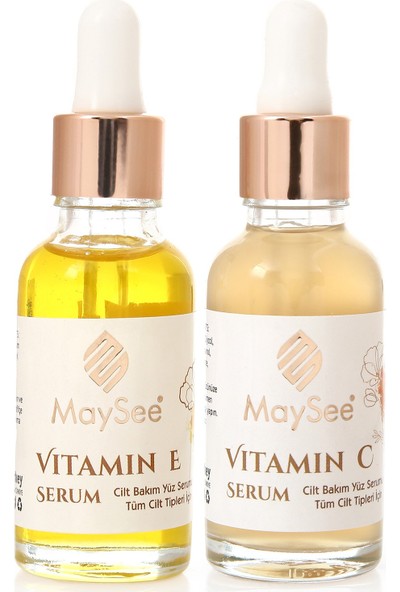 Maysee E Vitamini Serumu ve C Vitamini Serumu 2'li Set