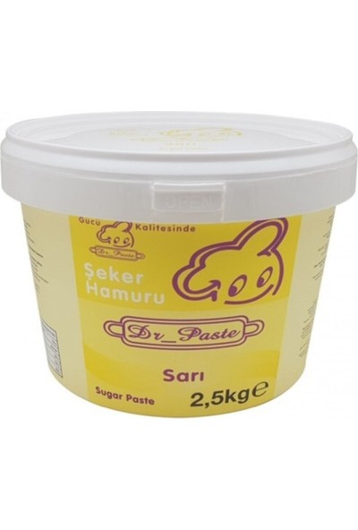 Dr Paste Şeker Hamuru 2,5 kg Sarı