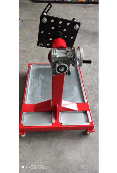 Güven Kriko Rediktörlü Motor Toplama Sehpası 750 kg