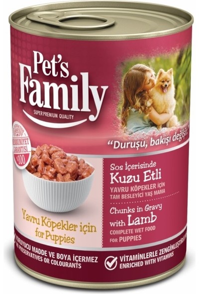 Pets Famıly Yavru Köpek Konservesi 400 gr
