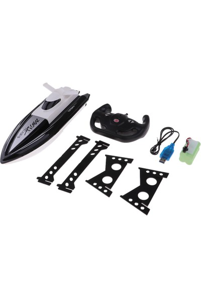 1:16 Ölçekli Su Soğutma Rc Tekne Çocuk Oyuncakları Için Yüksek Hızlı Yarış Gemi Siyah (Yurt Dışından) 1:16 Ölçekli Su Soğutma Rc Tekne Çocuk Oyuncakları Için Yüksek Hızlı Yarış Gemi Siyah (Yurt Dışından)
