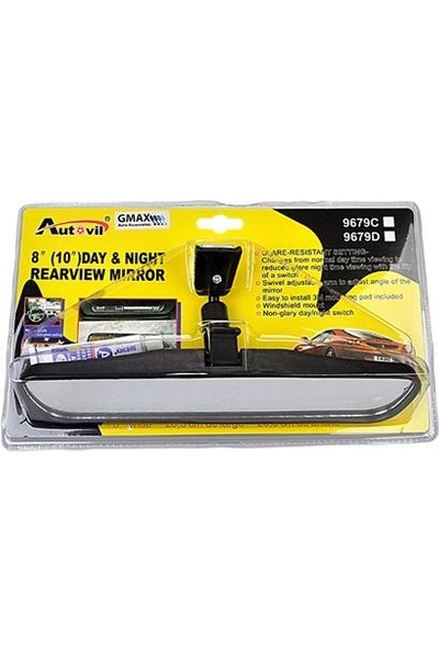 GMAX Ayna Iç Dikiz GLZ00504009 Nova Mandallı Siyah GMAX Ayna Iç Dikiz GLZ00504009 Nova Mandallı Siyah