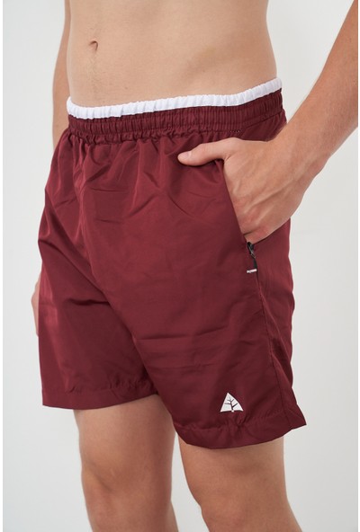 Çetinkaya Chester Polo Erkek Mikro Diz Üstü Deniz Şortu Bordo Çetinkaya Chester Polo Erkek Mikro Diz Üstü Deniz Şortu Bordo