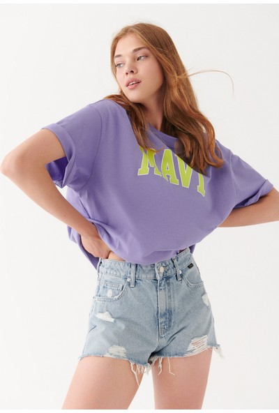 Mavi Rosie Buz Mavi Jean Şort