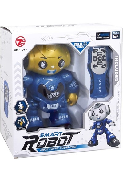 Pasifik Toys Uzaktan Kumandalı Robot Sesli Işıklı Hareketli Dans Eden Oyuncak Robot Pasifik Toys Uzaktan Kumandalı Robot Sesli Işıklı Hareketli Dans Eden Oyuncak Robot