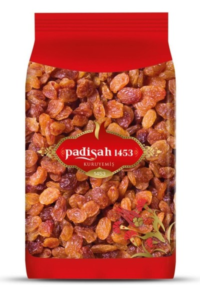 Padişah 1453 Kuruyemiş Sarı Üzüm 1 kg Padişah 1453 Kuruyemiş Sarı Üzüm 1 kg