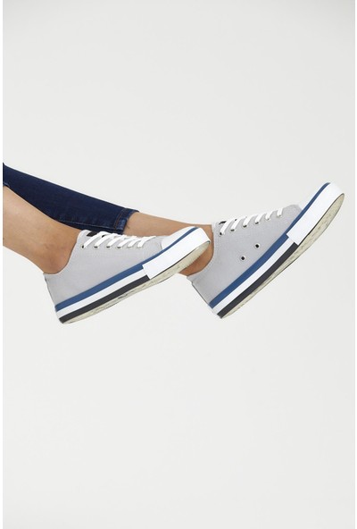 Rodi Kadın Spor Ayakkabı Sneakers Sargılı Keten RD22YB410007