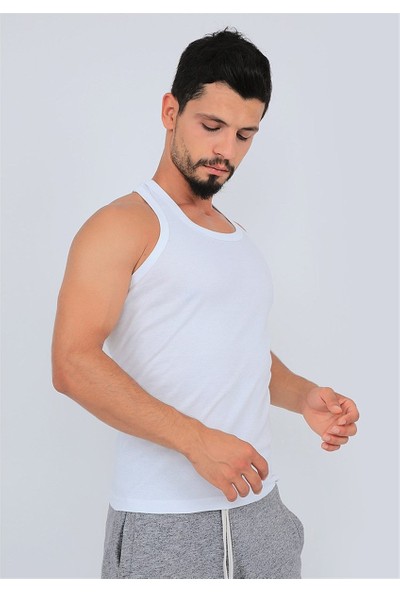 Tutku Ribana Spor Erkek Atlet 118 Beyaz Tutku Ribana Spor Erkek Atlet 118 Beyaz