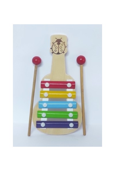Brother Toys 5 Notalı Ahşap Ksilofon Brother Toys 5 Notalı Ahşap Ksilofon