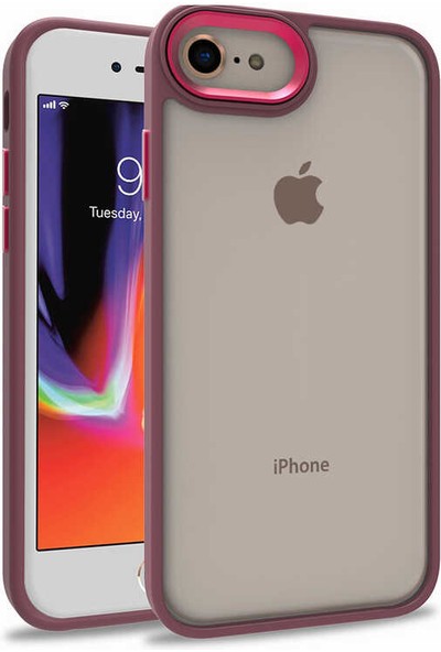 Dijaks Apple iPhone 7 Kılıf Kamera Lens Koruma Yükseltili Darbe Emici Sert Kapak Dijaks Apple iPhone 7 Kılıf Kamera Lens Koruma Yükseltili Darbe Emici Sert Kapak