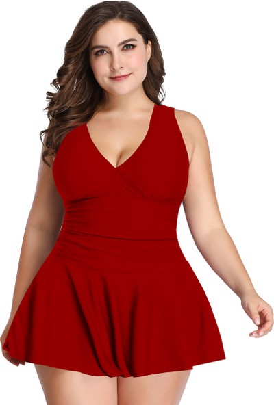 Muzi Etekli Tek Kadın Mayo (Yurt Dışından)