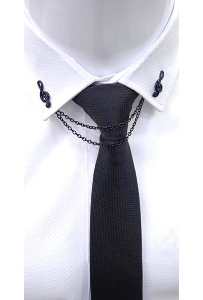 By Yavuz Gömlek Yaka Iğnesi Sol Anahtarı