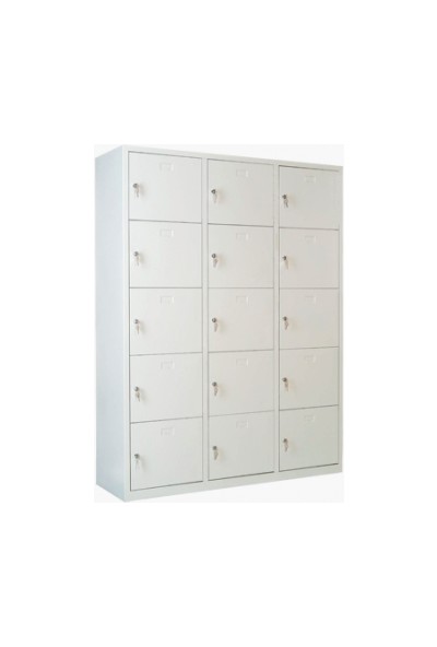 Bahar Çelik 15 Gözlü Dolap ( Öğretmen / Öğrenci Dolabı )