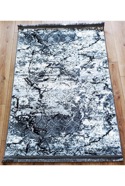 Aksu Kabartmalı Kaymaz Taban Püsküllü Halı