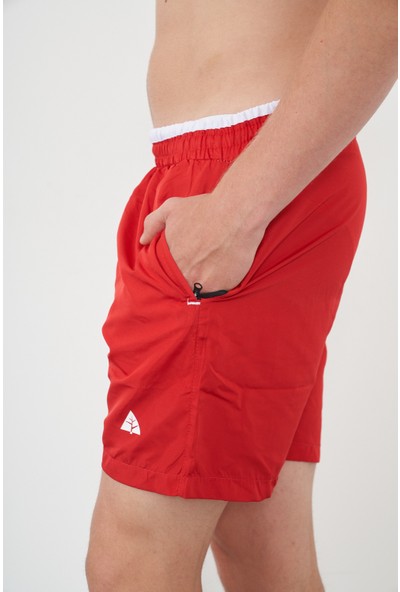 Çetinkaya Chester Polo Erkek Mikro Diz Üstü Deniz Şortu Kırmızı Çetinkaya Chester Polo Erkek Mikro Diz Üstü Deniz Şortu Kırmızı