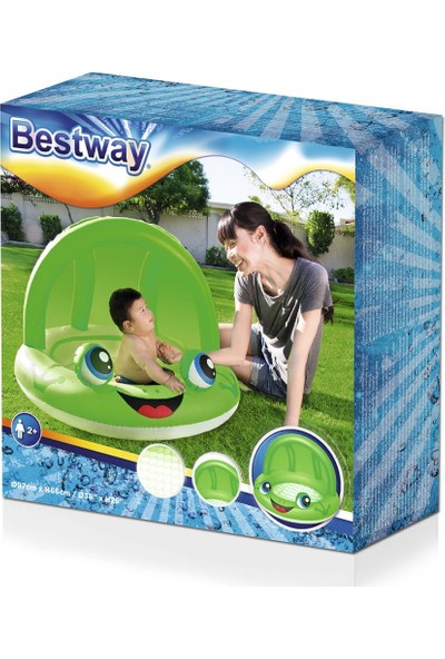 Bestway Kurbağa Desenli Gölgelikli Havuz 97X66 cm 52189