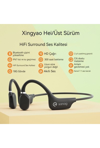 Lavarado Store Kemik Iletim Ikinci Nesil Bluetooth Kulaklık Siyah (Yurt Dışından) Lavarado Store Kemik Iletim Ikinci Nesil Bluetooth Kulaklık Siyah (Yurt Dışından)