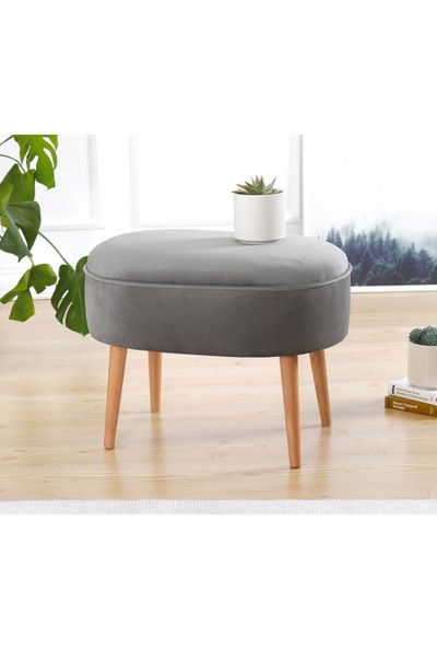 Mihra Home Lisa Puf Gri