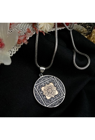 Sima Silver Gümüş Davut Yıldızı Süleyman Mührü Bayan Gümüş Kolye Sima Silver Gümüş Davut Yıldızı Süleyman Mührü Bayan Gümüş Kolye