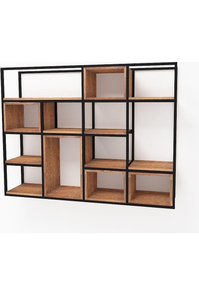 Monywood Masif Ahşap Kitaplık MKTP6000