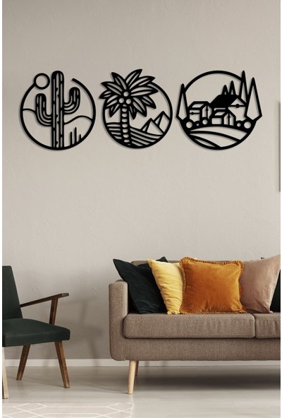 Numa Concept Doğa Kaktüs ve Köy Palm 3'lü Set Modern Duvar Oda Ev Aksesuarı Ahşap Tablo Numa Concept Doğa Kaktüs ve Köy Palm 3'lü Set Modern Duvar Oda Ev Aksesuarı Ahşap Tablo