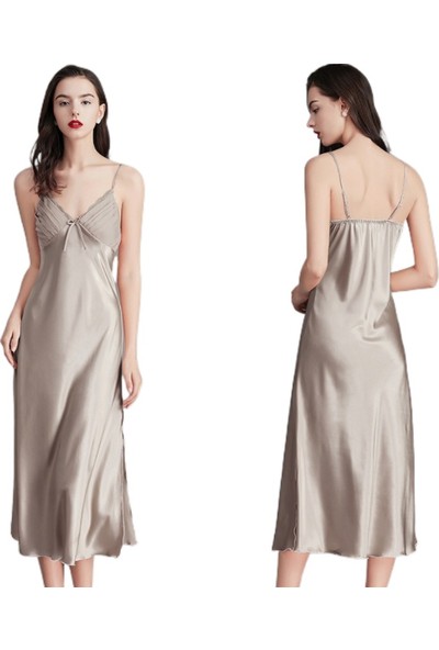 Yesledo Askili Kadin Gecelik - Haki (Yurt Dışından) Yesledo Askili Kadin Gecelik - Haki (Yurt Dışından)