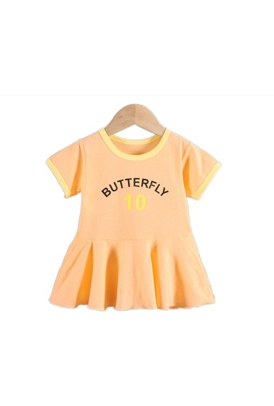 Lilac Knot Kelebek Baskılı Pileli Kız Çocuk Gecelik Turuncu - (Yurt Dışından) Lilac Knot Kelebek Baskılı Pileli Kız Çocuk Gecelik Turuncu - (Yurt Dışından)