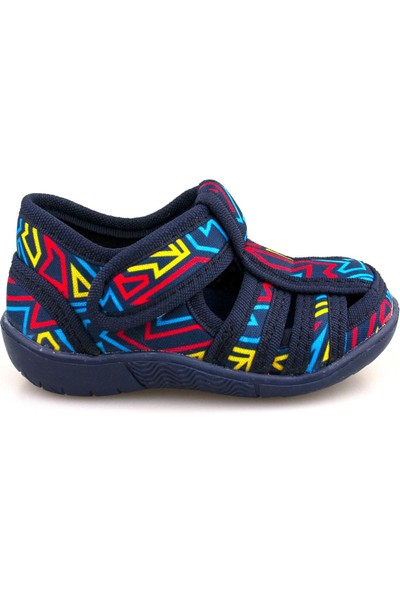 Cici Bebe Lacivert Çizgili Erkek Çocuk Ev Ayakkabısı 117130E-LC-CZGL Cici Bebe Lacivert Çizgili Erkek Çocuk Ev Ayakkabısı 117130E-LC-CZGL