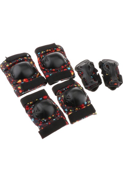 Homyl 6 Adet Çocuklar Paten Scooter Diz Bilek Guard Dirsek Pedi Koruyucu Dişli Guard Set Siyah M (Yurt Dışından) Homyl 6 Adet Çocuklar Paten Scooter Diz Bilek Guard Dirsek Pedi Koruyucu Dişli Guard Set Siyah M (Yurt Dışından)