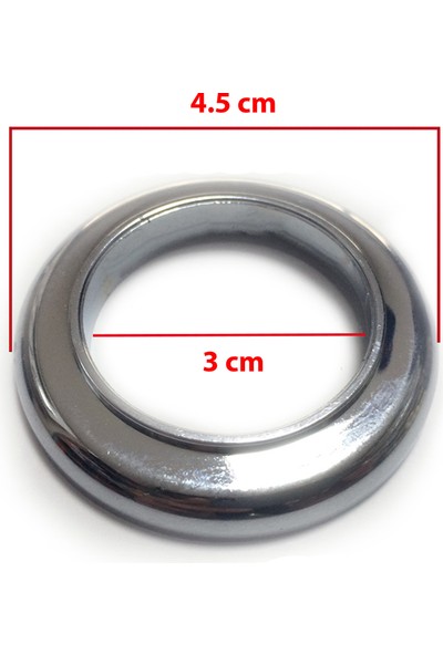 Ceylan Batarya Bileziği Krom Kaplama Yüzük Ceylan Batarya Altı Sehpası Küçük Boy 4.5 cm / 3 cm Ceylan Batarya Bileziği Krom Kaplama Yüzük Ceylan Batarya Altı Sehpası Küçük Boy 4.5 cm / 3 cm
