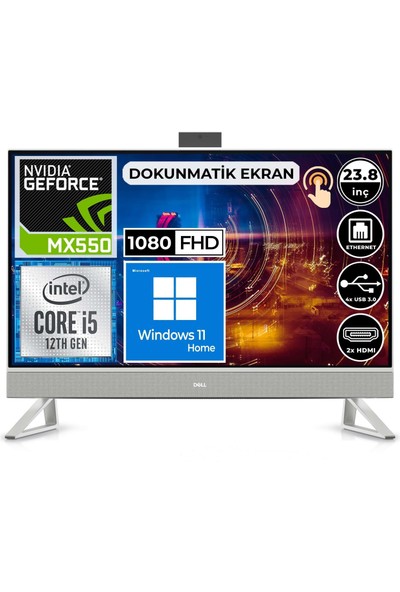 Dell Inspiron 5410 I5410AIO1305A3 I5-1235U 16GB 1tbssd MX550 23.8 Dell Inspiron 5410 I5410AIO1305A3 I5-1235U 16GB 1tbssd MX550 23.8