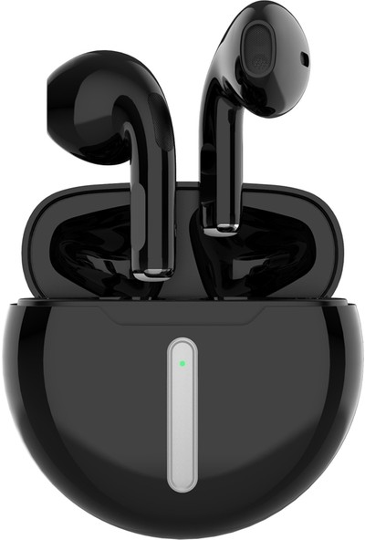 Hamtod SMS-T16 Şarj Cay (Siyah) ile Gerçek Kablosuz Bluetooth Kulaklık