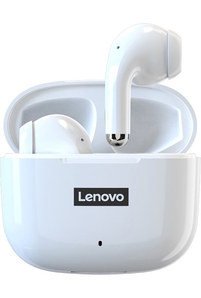 Lenovo LP40 Bluetooth 5.0 Enc Gürültü Azaltma Kablosuz Bluetooth Kulaklık, Stk Sürümü (Beyaz) Lenovo LP40 Bluetooth 5.0 Enc Gürültü Azaltma Kablosuz Bluetooth Kulaklık, Stk Sürümü (Beyaz)