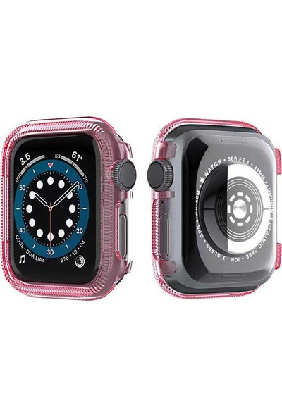 Canpay Apple Watch Series 2/3/4/5/6/se 44 mm Uyumlu Akıllı Saat Ekran Koruyucu Kılıf Full Ekran Tam Kaplama Canpay Apple Watch Series 2/3/4/5/6/se 44 mm Uyumlu Akıllı Saat Ekran Koruyucu Kılıf Full Ekran Tam Kaplama