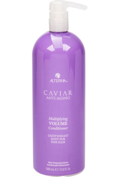 Alterna Caviar Anti-Aging Multiplying Caviar Hacim Kazandırıcı Saç Kremi 1000ML Alterna Caviar Anti-Aging Multiplying Caviar Hacim Kazandırıcı Saç Kremi 1000ML