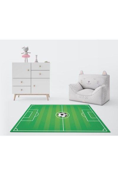 Dekomod Dekoratif Dijital Baskılı Kaymaz Taban Çocuk Halısı