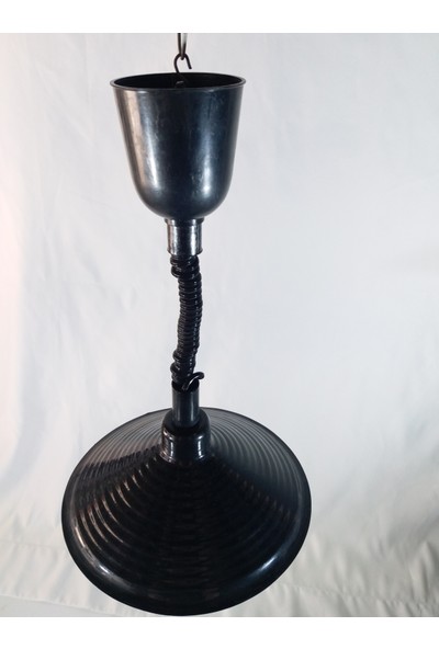 Pelsan Siyah Asansörlü 25 cm Çanak