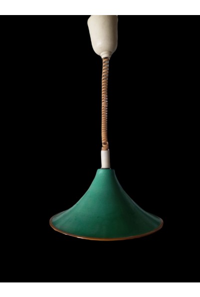 Pelsan Yeşil Asansörlü 25CMÇANAK Avize