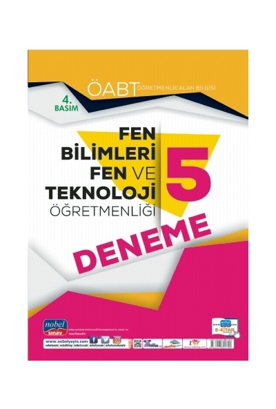 Öabt Fen Bilimleri ve Teknoloji Öğretmenliği - Öğretmenlik Alan Bilgisi - 5 Deneme