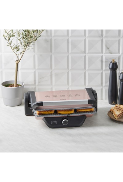 Karaca Gastro Classic Izgara ve Tost Makinesi Rosegold