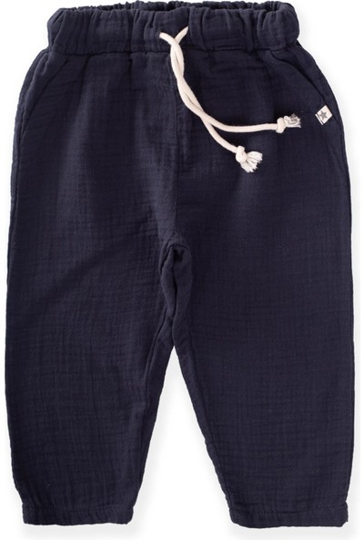 Cigit Müslin Pantolon 1-7 Yaş Lacivert