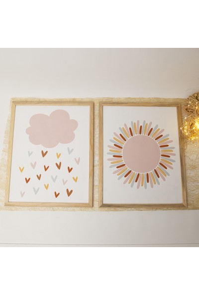 Bon Chic Baby Ladin Güneş & Bulut & Yağmur Tablolar Bon Chic Baby Ladin Güneş & Bulut & Yağmur Tablolar