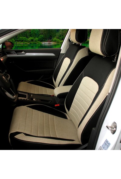 Oto Pandami Ford Custom 7+1 2012+ Özel Dikim Krem Siyah Keten Koltuk Kılıfı Oto Pandami Ford Custom 7+1 2012+ Özel Dikim Krem Siyah Keten Koltuk Kılıfı