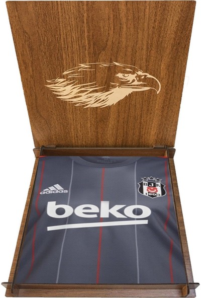 Kartal Yuvası Beşiktaş Lisanslı Hediye Kartal Ahşap Kutulu 21-22 Sezonu Gri Futbol Forması Kartal Yuvası Beşiktaş Lisanslı Hediye Kartal Ahşap Kutulu 21-22 Sezonu Gri Futbol Forması