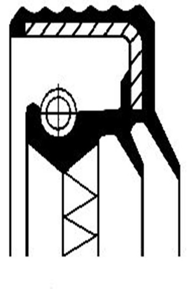 Corteco 01034642B (82034642) 01034642B) Yag Kecesi. Diferansiyel BAFVI1UD4SL2SF 80.0x 120.0X 9.0 Fkm Renault (WE594312)