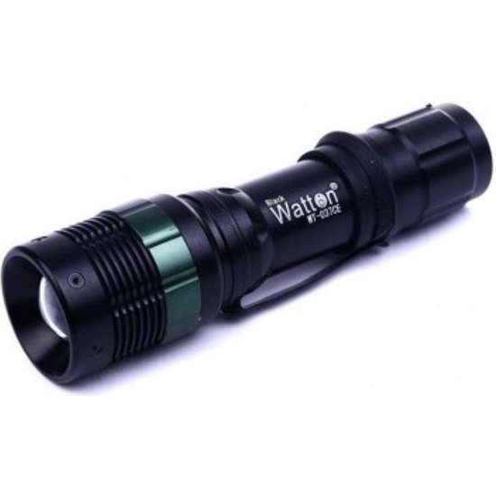 Watton WT-037 Cree Q5 LED Teknoloji Şarjlı Zoomlu Acil Durum Fiyatı