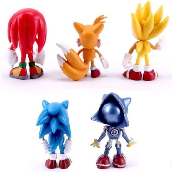 Hepsilazım Sonıc Oyuncak Kutuda 5li Et Figür Knuckles Taıls Fiyatı