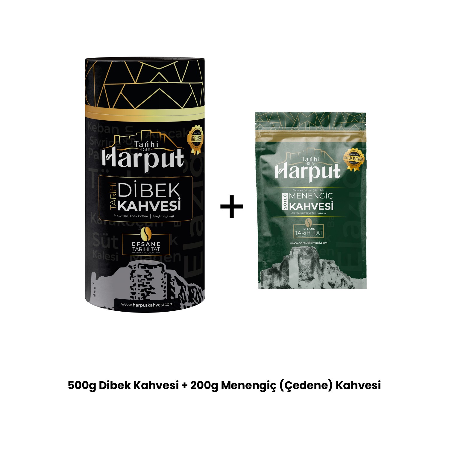 Tarihi Harput 1516 Dibek Kahvesi 500G + Çedene (Menengiç) Fiyatı