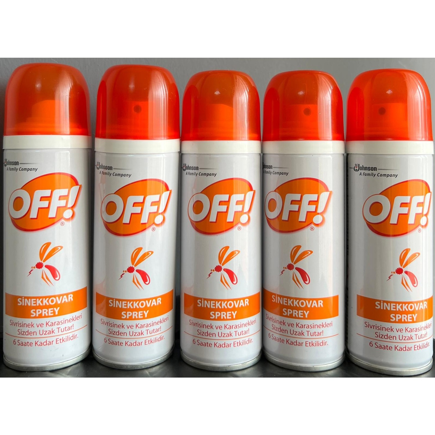 Off Sivrisinek ve Sinek Kovar Sprey 100ML. 5 Adet Fiyatı