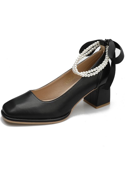 Weichen 618-19 Kadın Kare Burunlu Kalın Topuklu Mary Jane Yüksek Topuklu (Yurt Dışından) Weichen 618-19 Kadın Kare Burunlu Kalın Topuklu Mary Jane Yüksek Topuklu (Yurt Dışından)